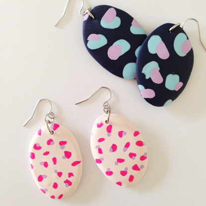 Tutorial Polymer Clay Earrings Polymer Clay