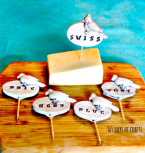 Custom Cheese Markers from Polymer Clay – Polymer Clay