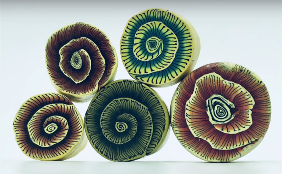 Spiral Canes with a Twist – Polymer Clay