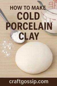 DIY Tutorial For Making Your Own Cold Porcelain Clay – Polymer Clay